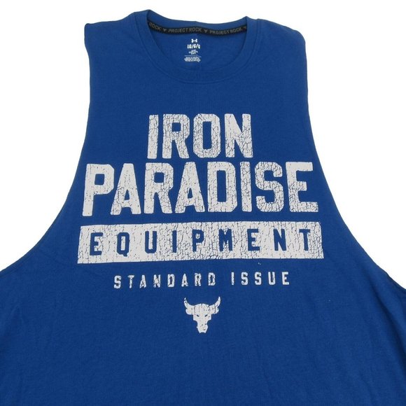 Under Armour | Shirts | Under Armour Project Rock Iron Paradise Tank ...